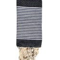 Lot de 10 serviettes de table noir